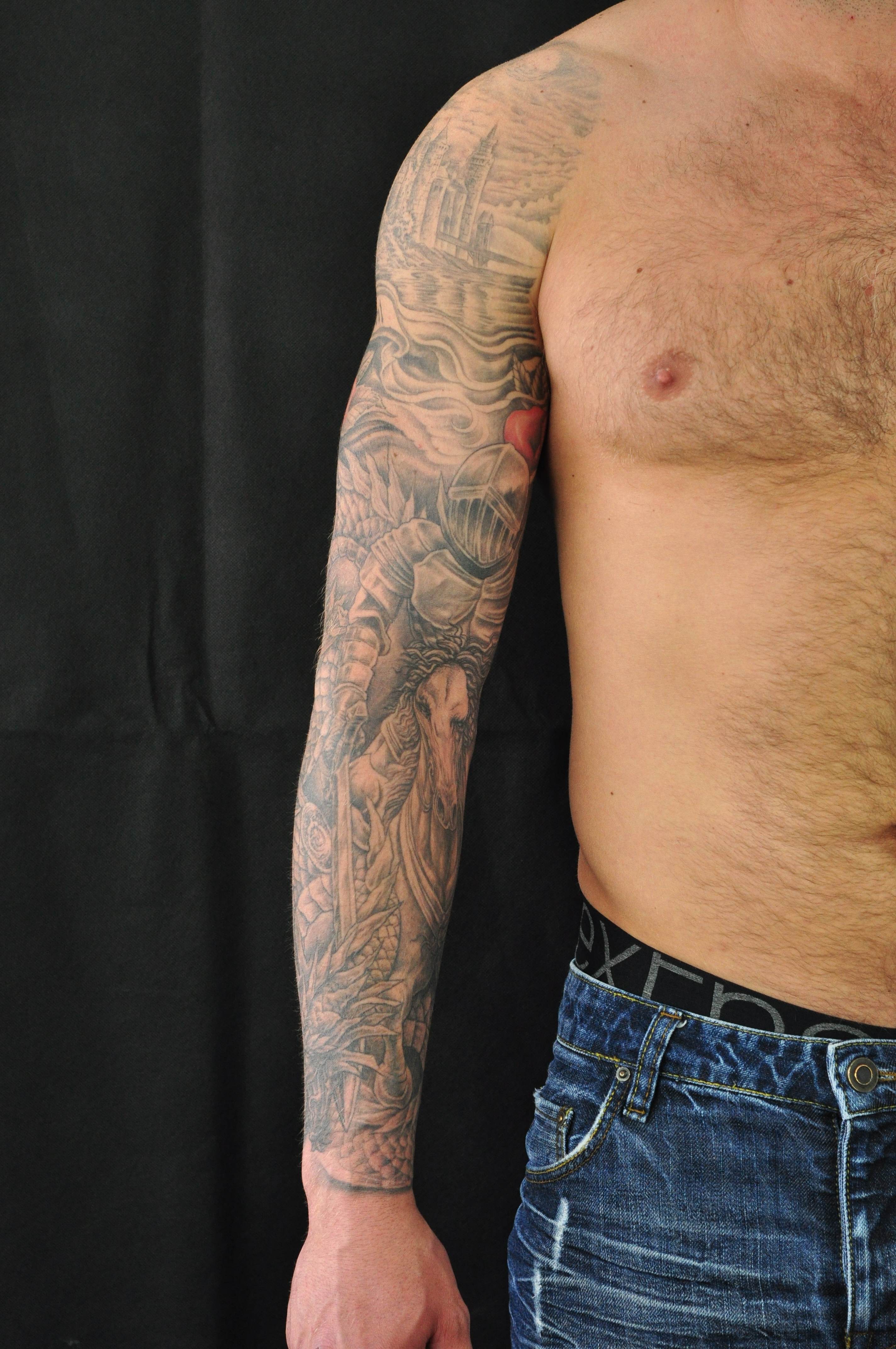 st. george and the dragon.. | neiltattoos